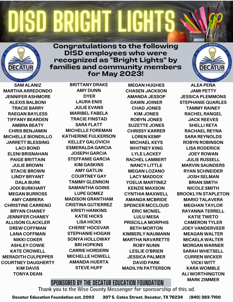 Live Feed | Decatur Independent School District